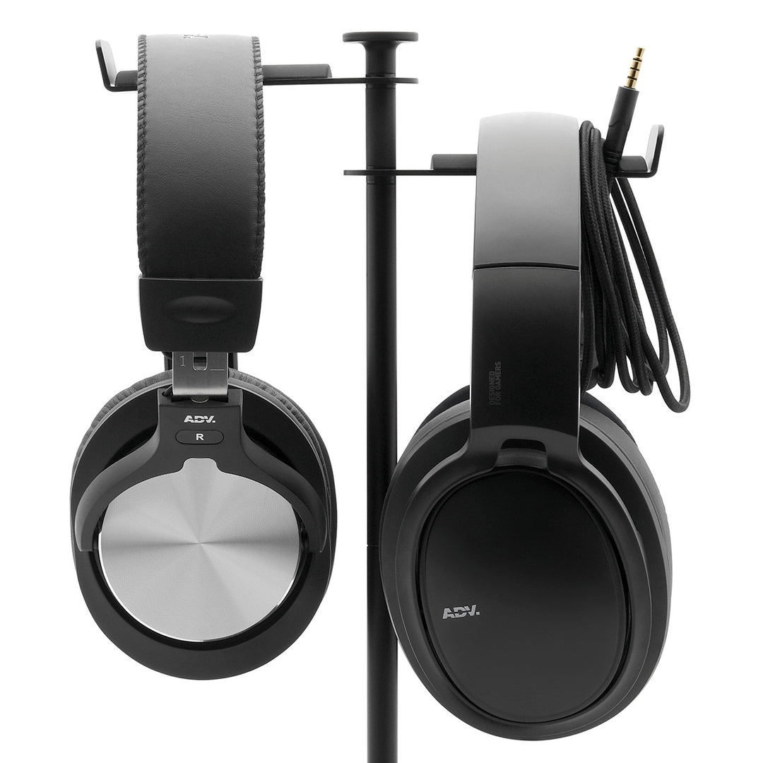 double headset stand